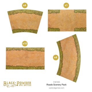 Bolt Action - Roads/Path/Ways Scenery Pack, 16,30