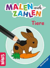 Ravensburger Minis: Tiere - Malen nach Zahlen, 1,99