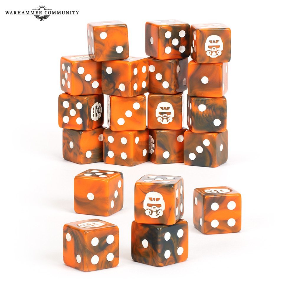 KILL TEAM: HIEROTEK CIRCLE DICE SET - Discontinued / alte Version, 29,00