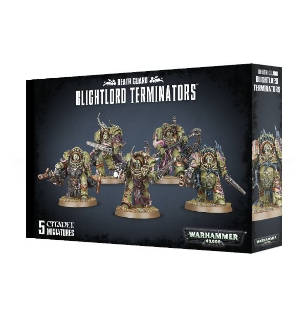 WARHAMMER 40000: DEATH GUARD BLIGHTLORD TERMINATORS | Spielebude Boch ...