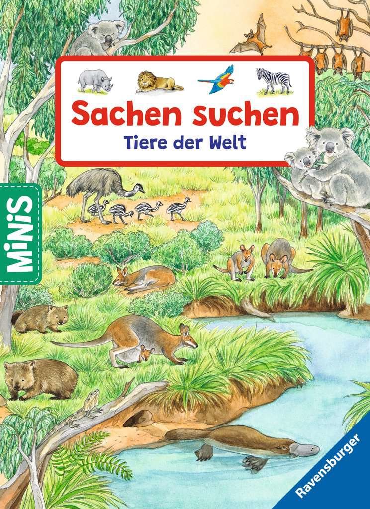 Ravensburger Minis: Sachen suchen: Tiere der Welt, 1,99