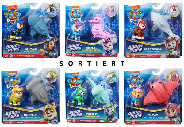 Paw Patrol - Aqua Pups Hero Pups, 12,99