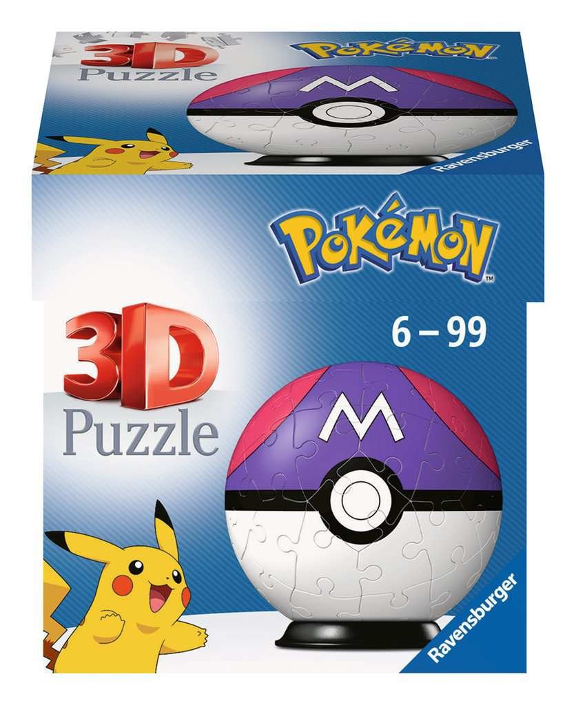 Puzzle-Ball Pokémon Meisterball - Ravensburger - 3D Puzzle Ball, 11,99