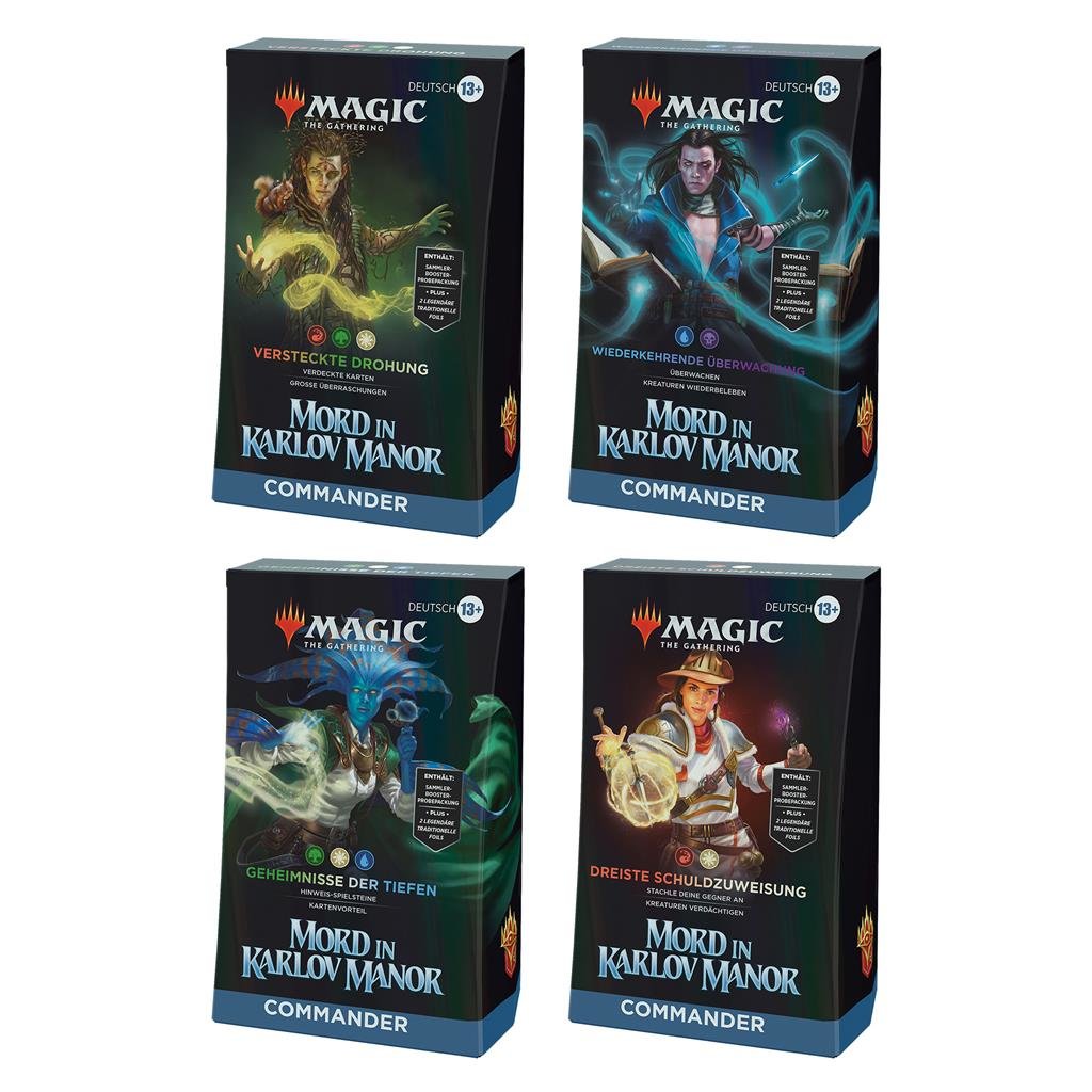 Magic the Gathering - MURDERS AT KARLOV MANOR COMMANDER DECK - DE, 39,90